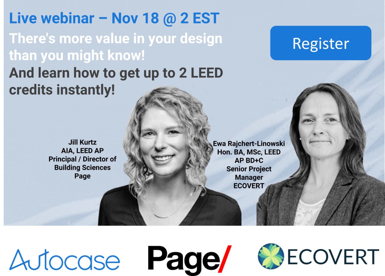 Upcoming LEED Webinar - Autocase